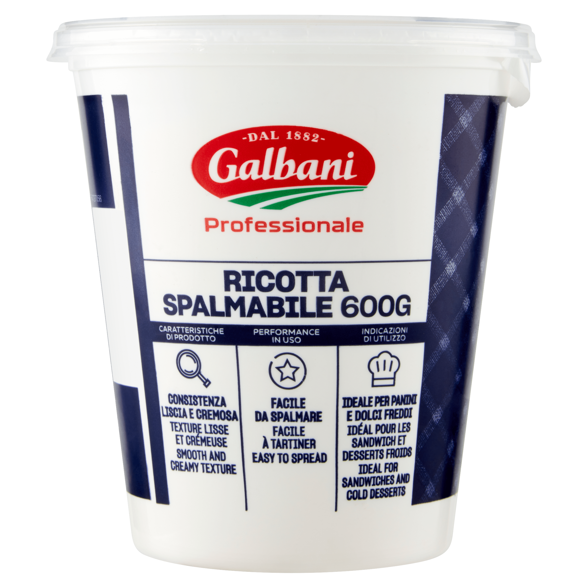 Galbani Professionale Ricotta Spalmabile 600 g